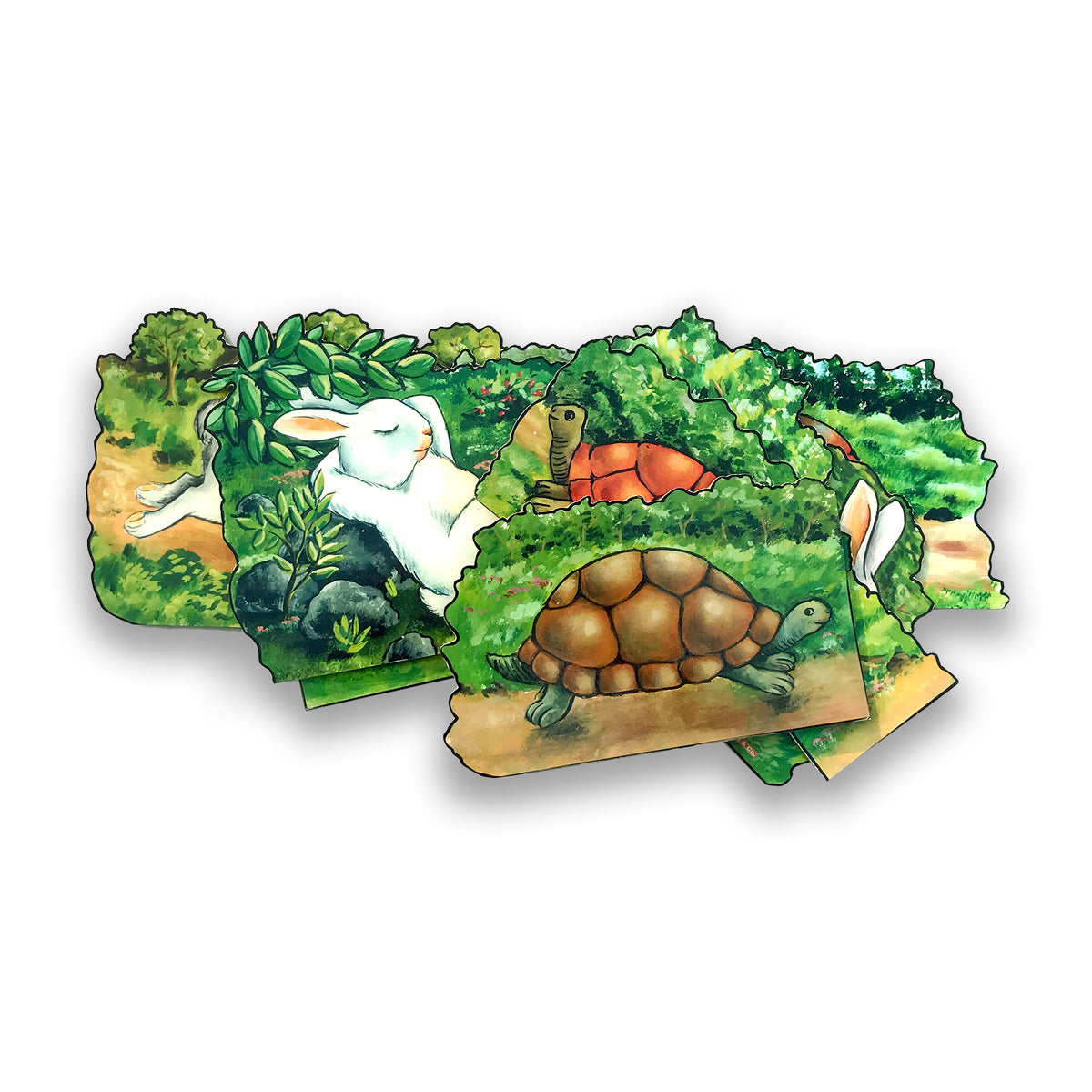 Hare and the Tortoise - Story Cut-outs – J. Dutta & Co.